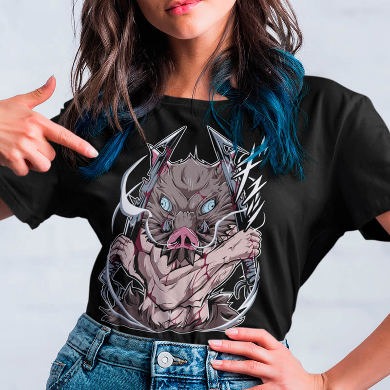 Playera Inosuke Demon Slayer – Beauty & Drama
